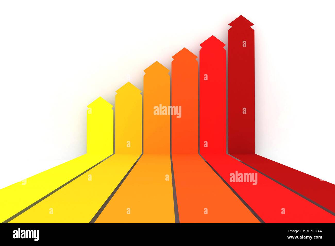 Dynamic forward arrows vibrant hi-res stock photography and images - Alamy