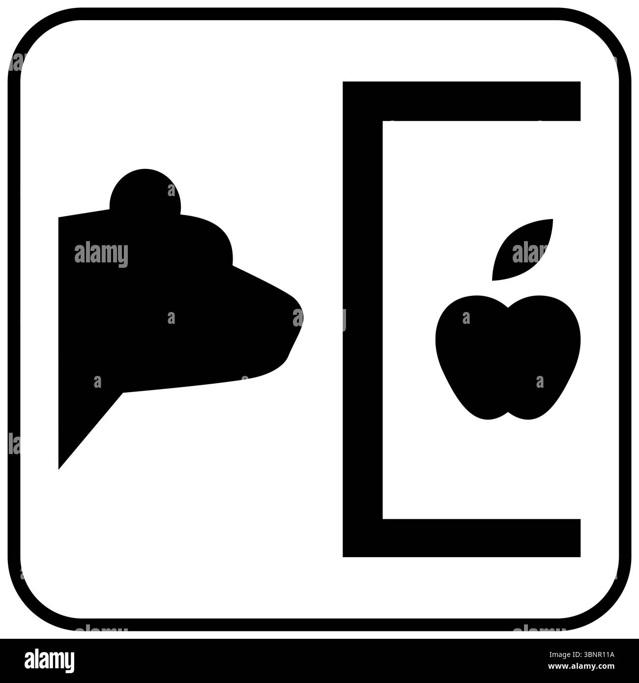 Bear box icon Cut Out Stock Images & Pictures - Alamy