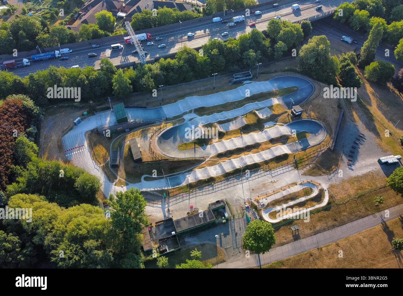 Perry Barr, Birmingham, UK. 3rd July 2025. General aerial view of the ...