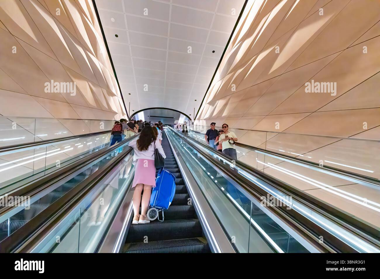 The modern driverless 'Sydney Metro' train line opened in 2024 and runs ...
