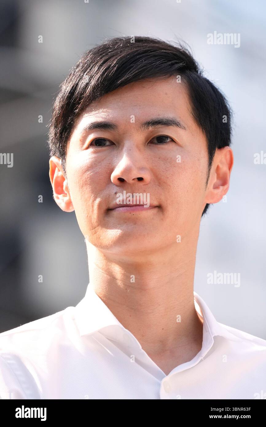 Tokyo, Japan. 3rd July, 2025. Japan's opposition party "Saisei no Michi ...