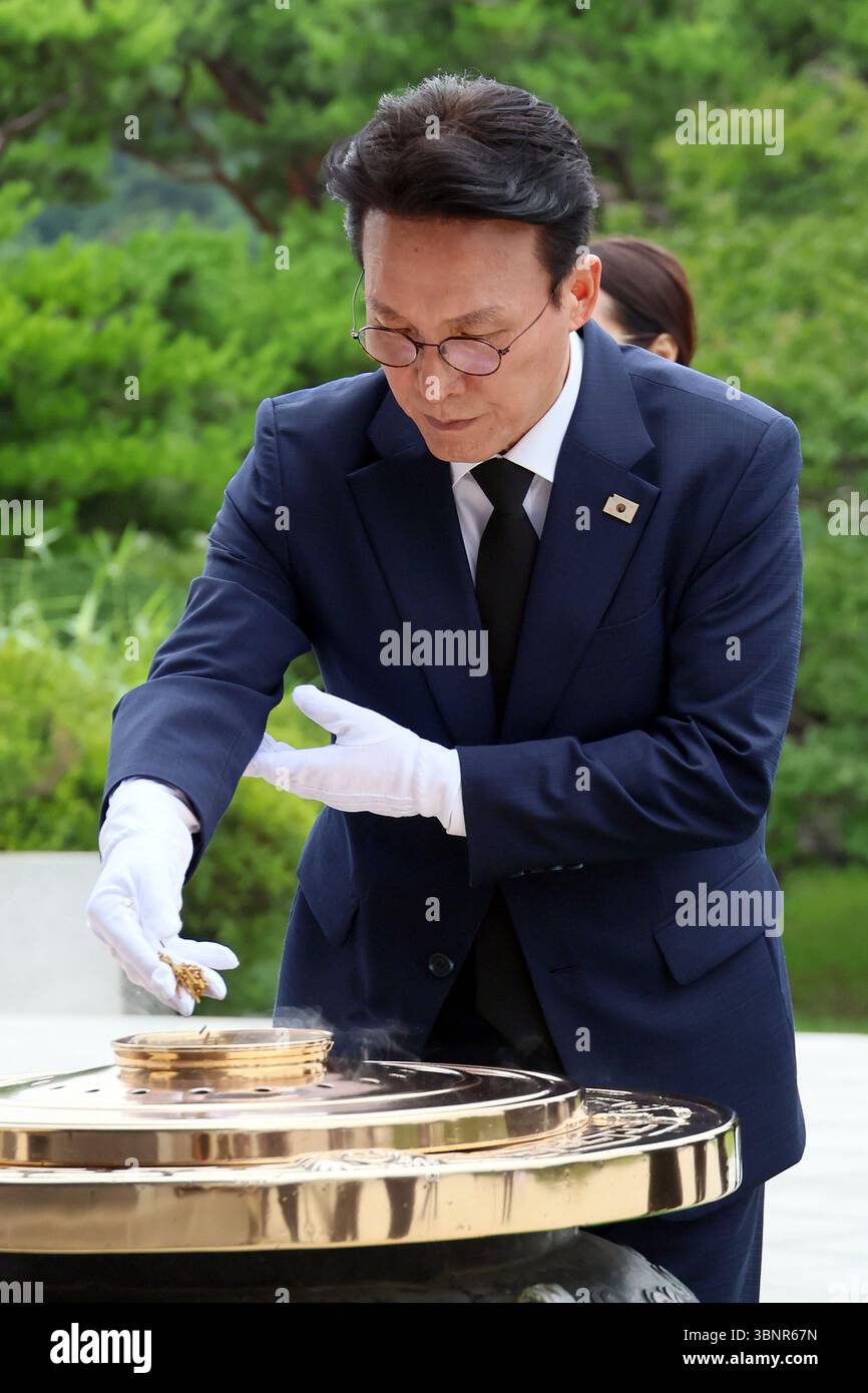 04th July, 2025. Prime Minister Kim Min-seok Prime Minister Kim Min ...