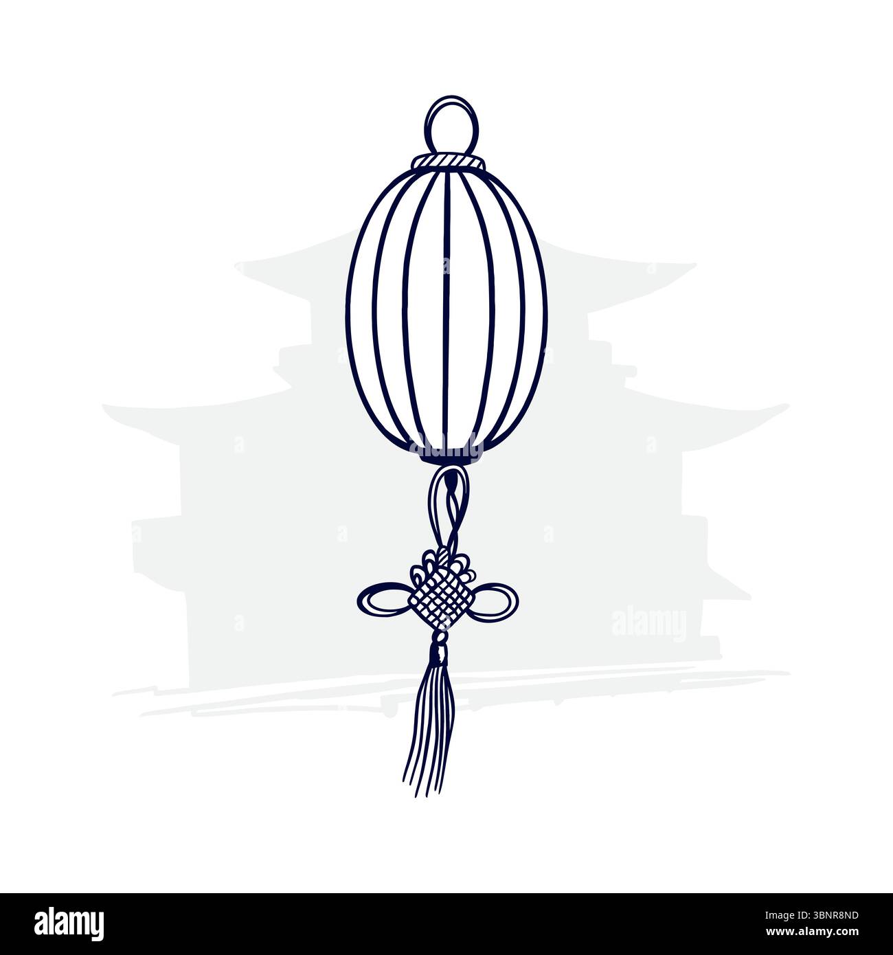 Hanging white banner sketch Stock Vector Images - Alamy