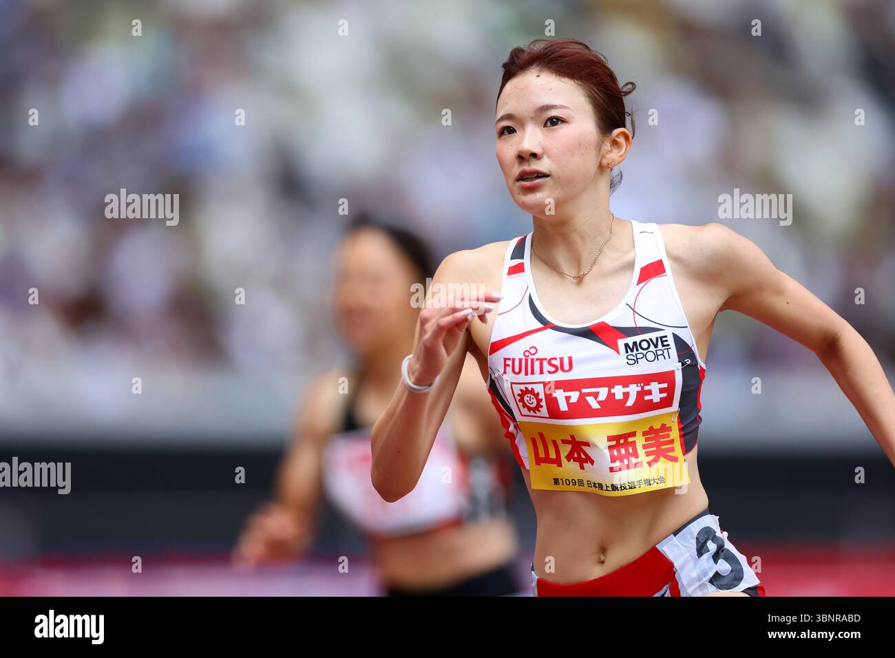 Ami Yamamoto JULY 4, 2025 - Athletics : The 109th Japan Track & Field National Championships ...