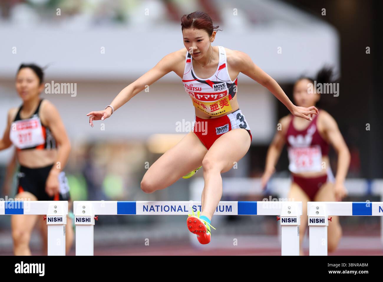 Ami Yamamoto JULY 4, 2025 - Athletics : The 109th Japan Track & Field National Championships ...