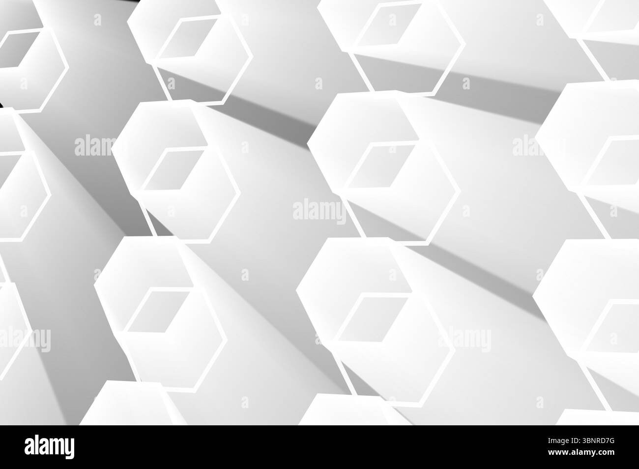 Hexagons pattern background Black and White Stock Photos & Images - Alamy