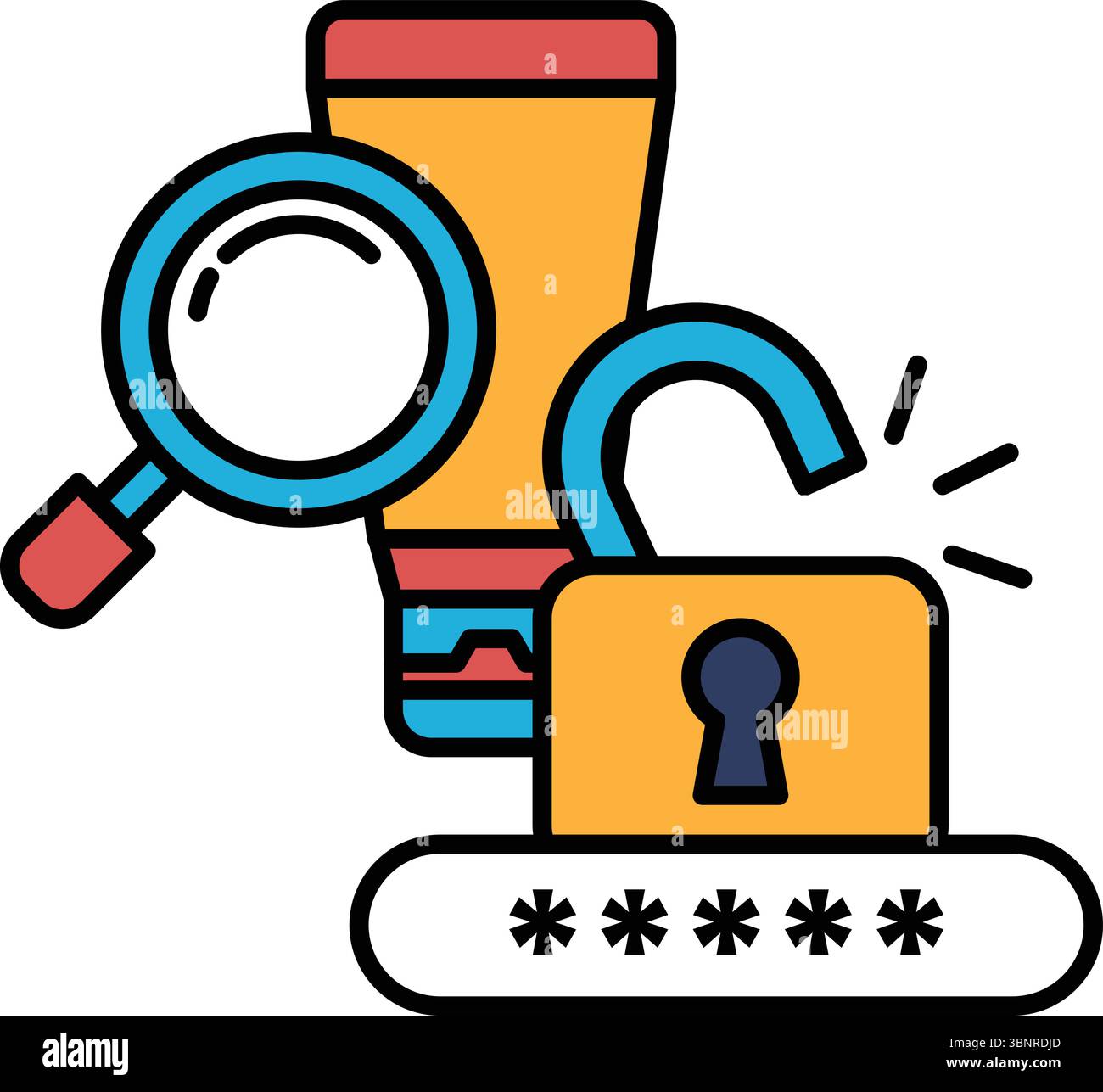 Tube lock Stock Vector Images - Alamy