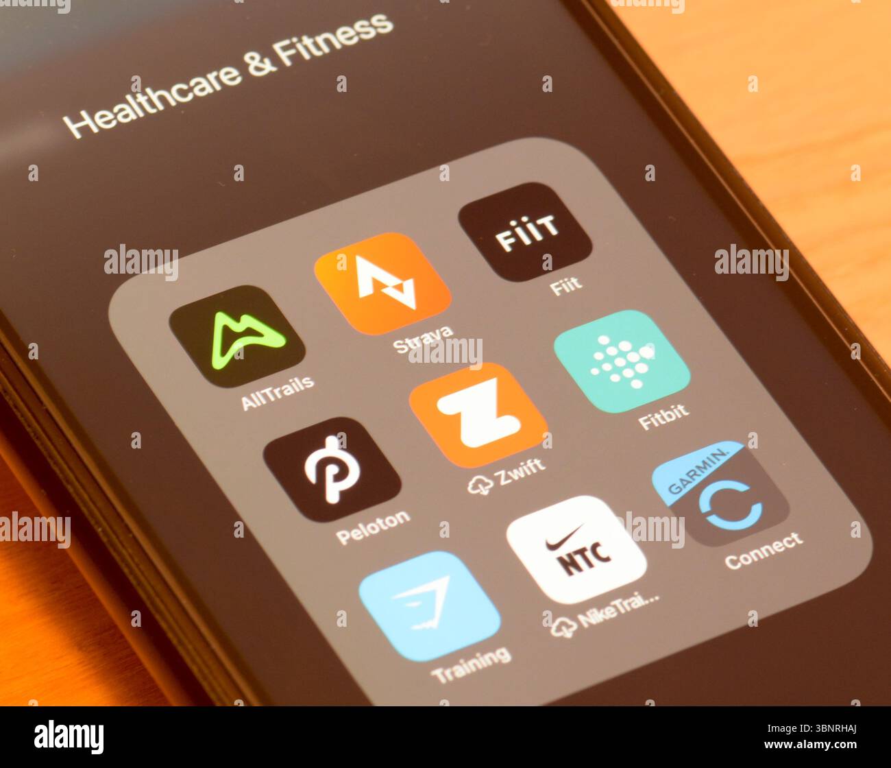 Fitness smart app cycling hi-res stock photography and images - Alamy