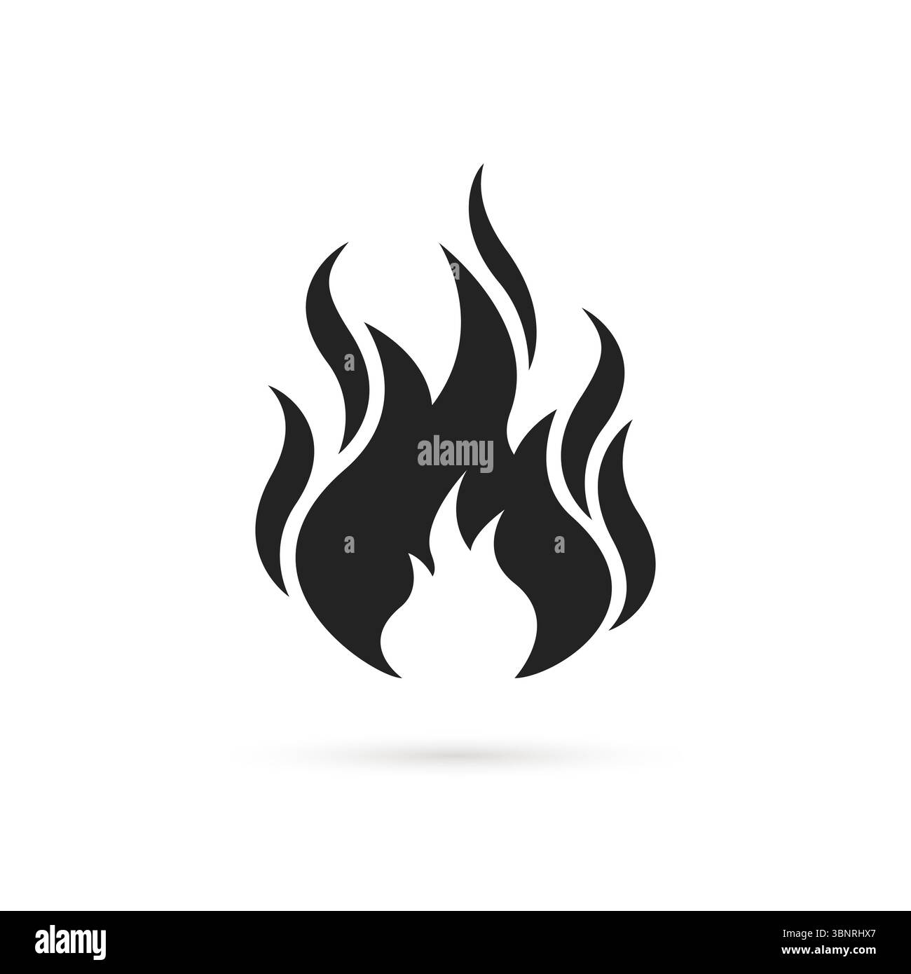 Campfire fire logo hi-res stock photography and images - Alamy