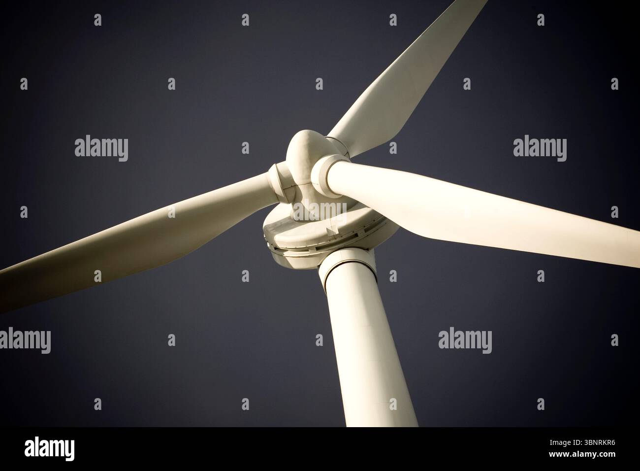 Electricity generating wind turbine in Toronto, Ontario Stock Photo - Alamy