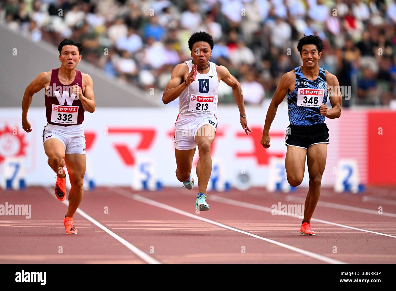 Tokyo, Japan. Credit: MATSUO. 4th July, 2025. (L-R)Yuta Sekiguchi, Hikariosinachi Abraham, Daiki ...