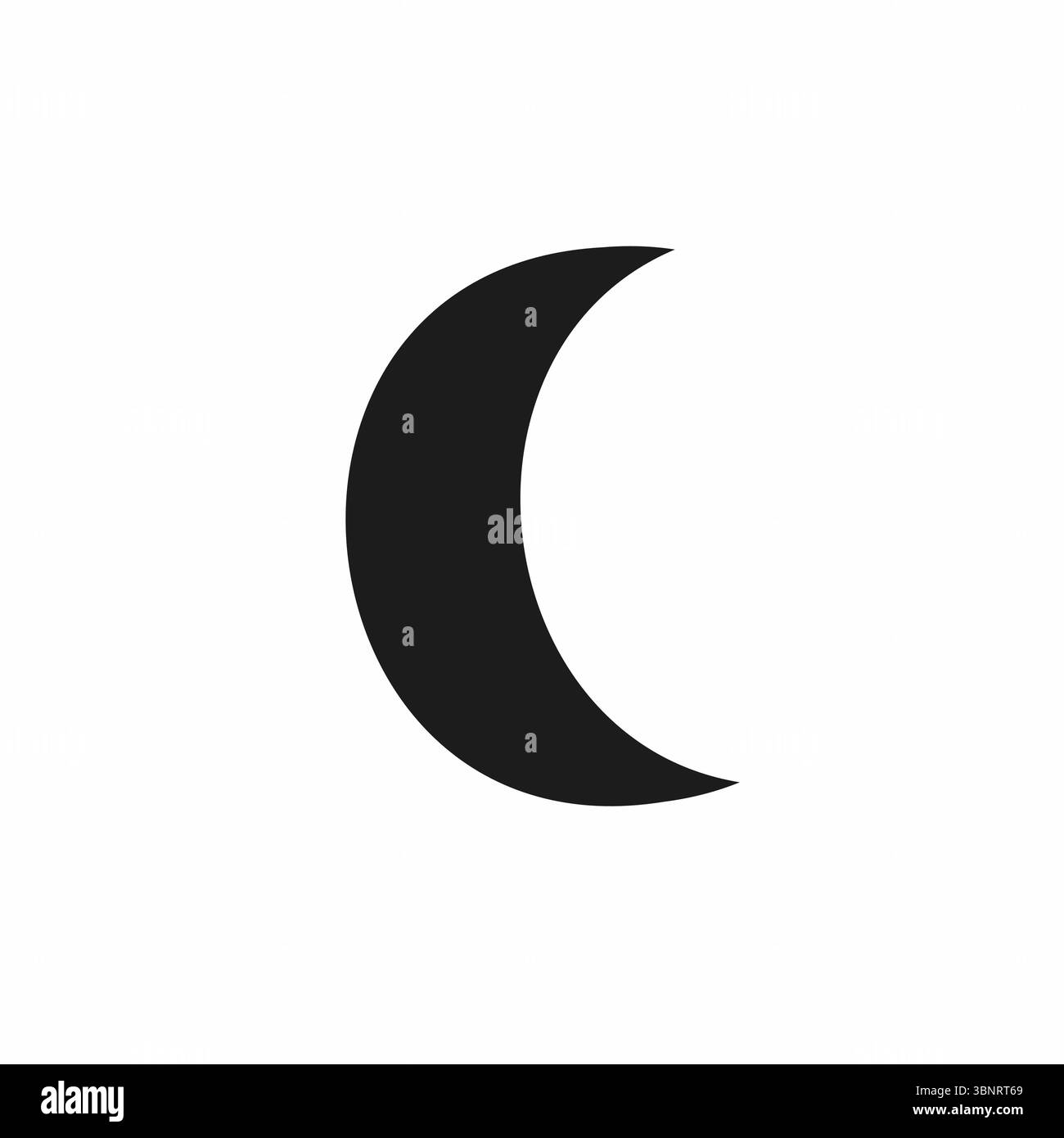 Black crescent moon hi-res stock photography and images - Alamy