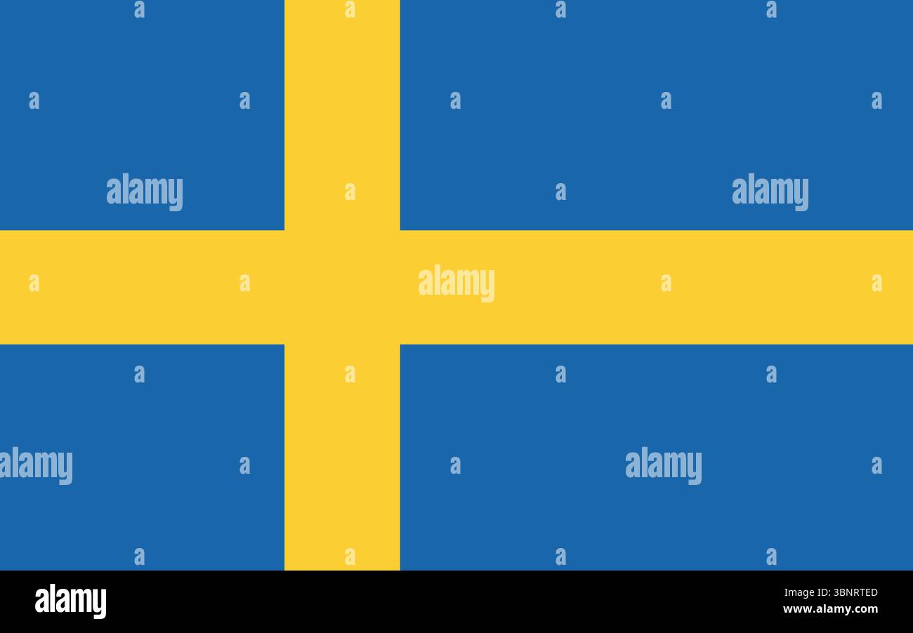 Sweden flag. Official colors and proportions. National Sweden flag ...