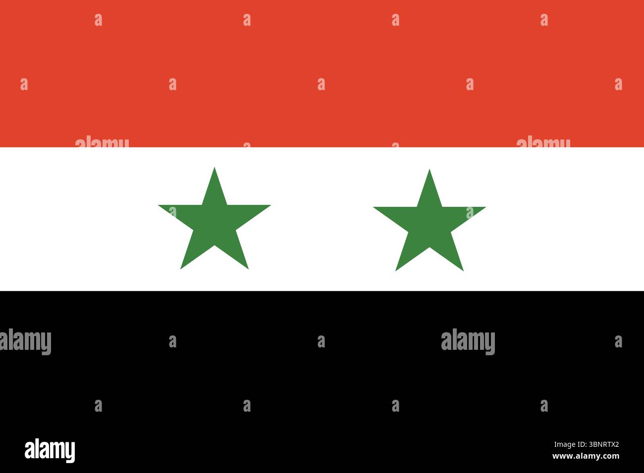 Syria flag. Official colors and proportions. National Syria flag Stock ...