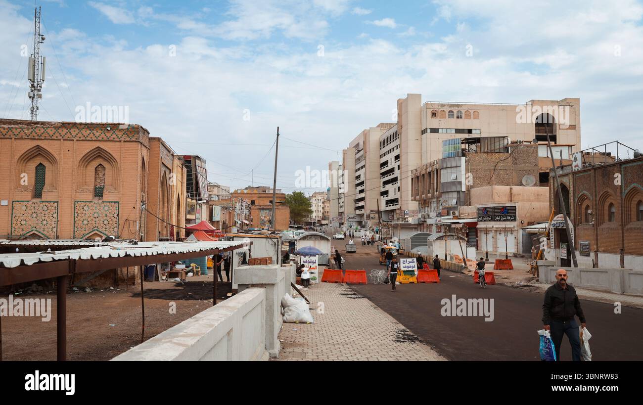 Vibrant streets of Baghdad show a blend of traditional and modern ...