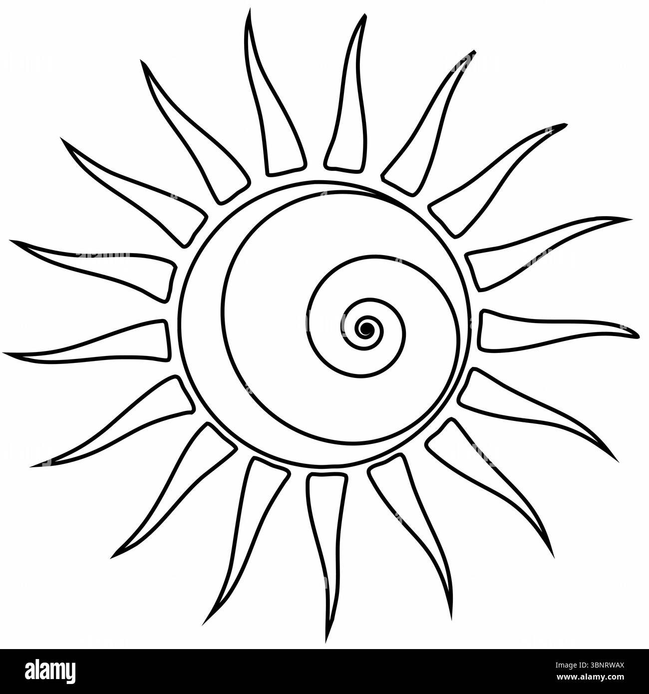 Radiant curves Black and White Stock Photos & Images - Alamy