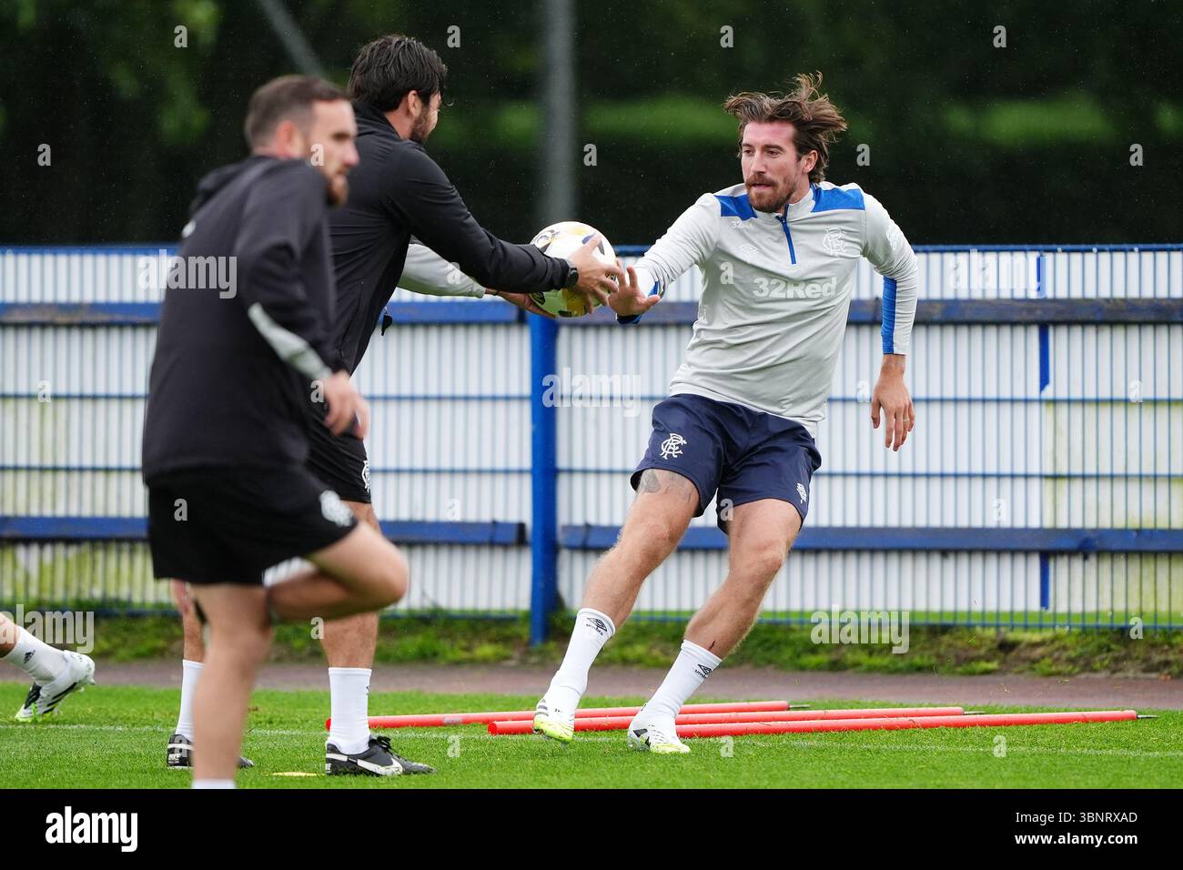 Rangers' Joe Rothwell during a training session at the Rangers Training ...