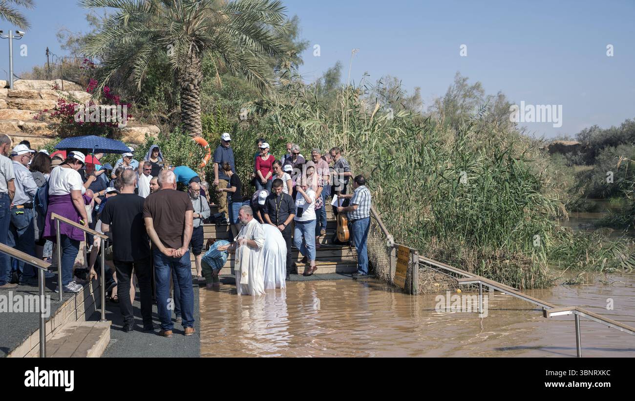 Israel, Palestine; Kasr al-Jahud; Qasr al Yahud; Jordan River, the ...