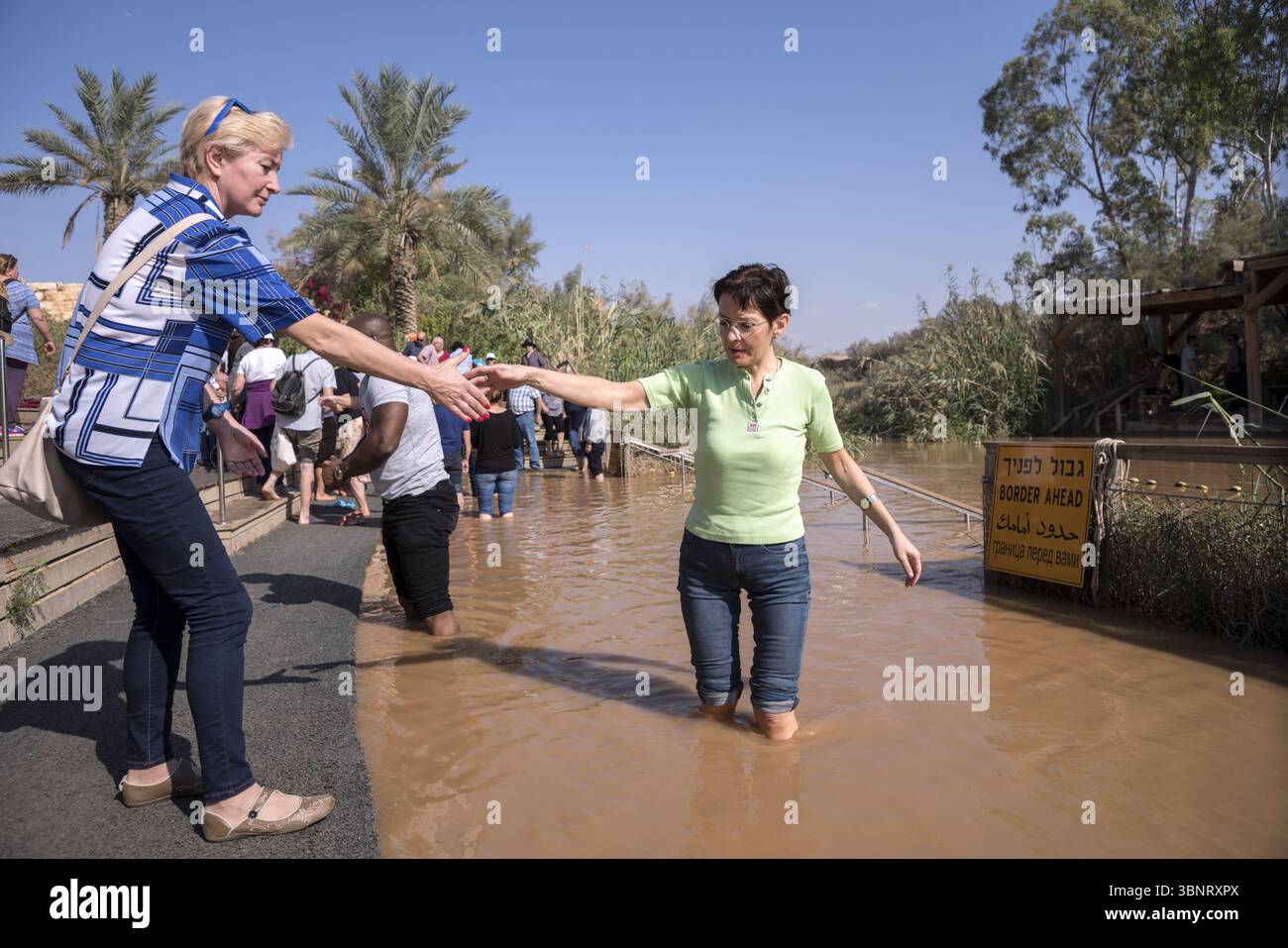 Israel, Palestine; Kasr al-Jahud; Qasr al Yahud; Jordan River, the ...