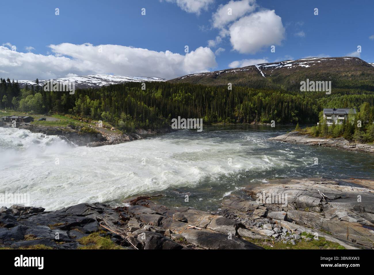 Waterfalls in in Norway Stock Photo - Alamy