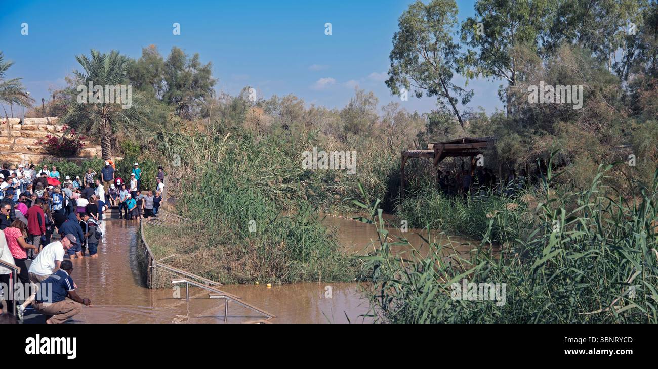 Israel, Palestine; Kasr al-Jahud; Qasr al Yahud; Jordan River, the ...