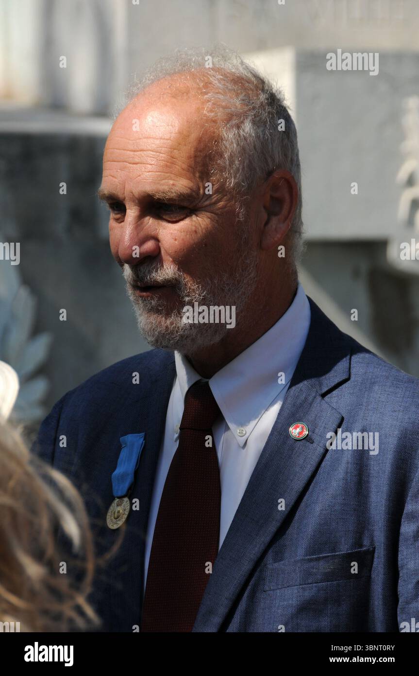 Nice, France. 4th July 2025. Tribute to Giuseppe Garibaldi with the ...