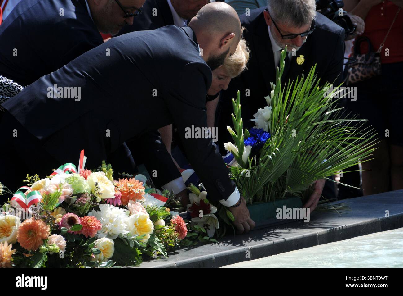 Nice, France. 4th July 2025. Tribute to Giuseppe Garibaldi with the ...