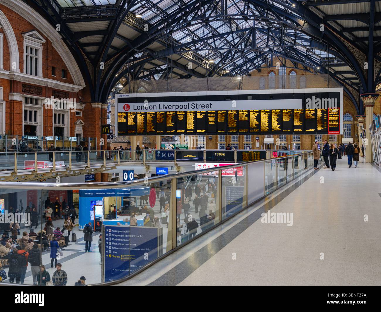 United Kingdom, London, 14 Jul 2025. Interior of London Liverpool ...