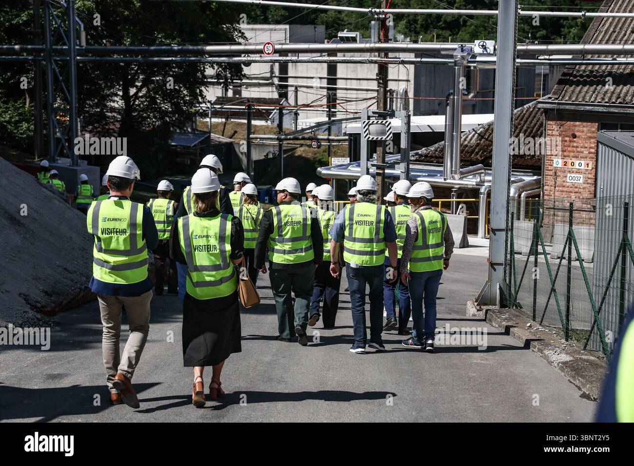 this picture shows the laying of the foundation stone for the Eurenco ...