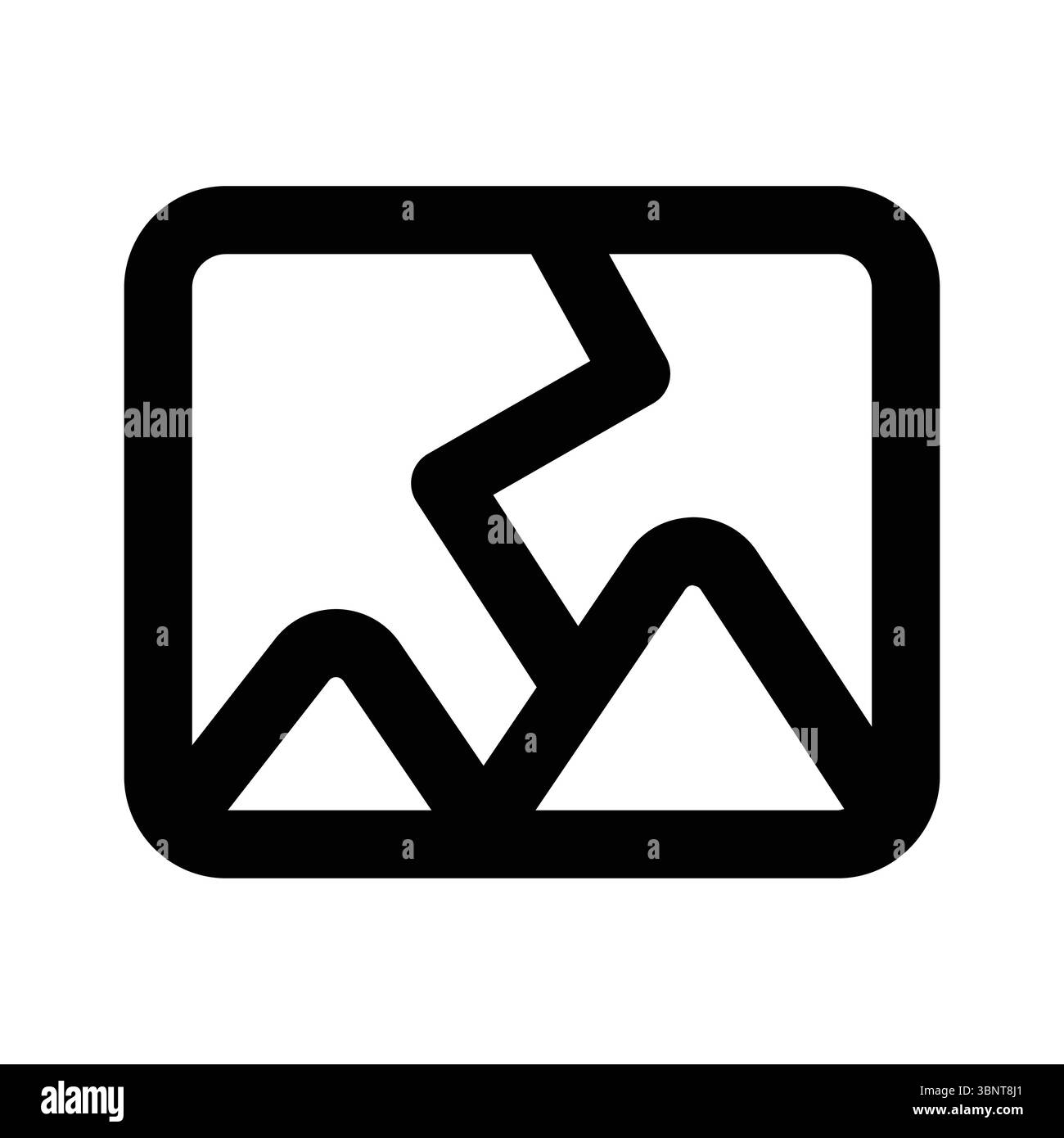 Damage photo icon design isolated on white background Stock Vector ...