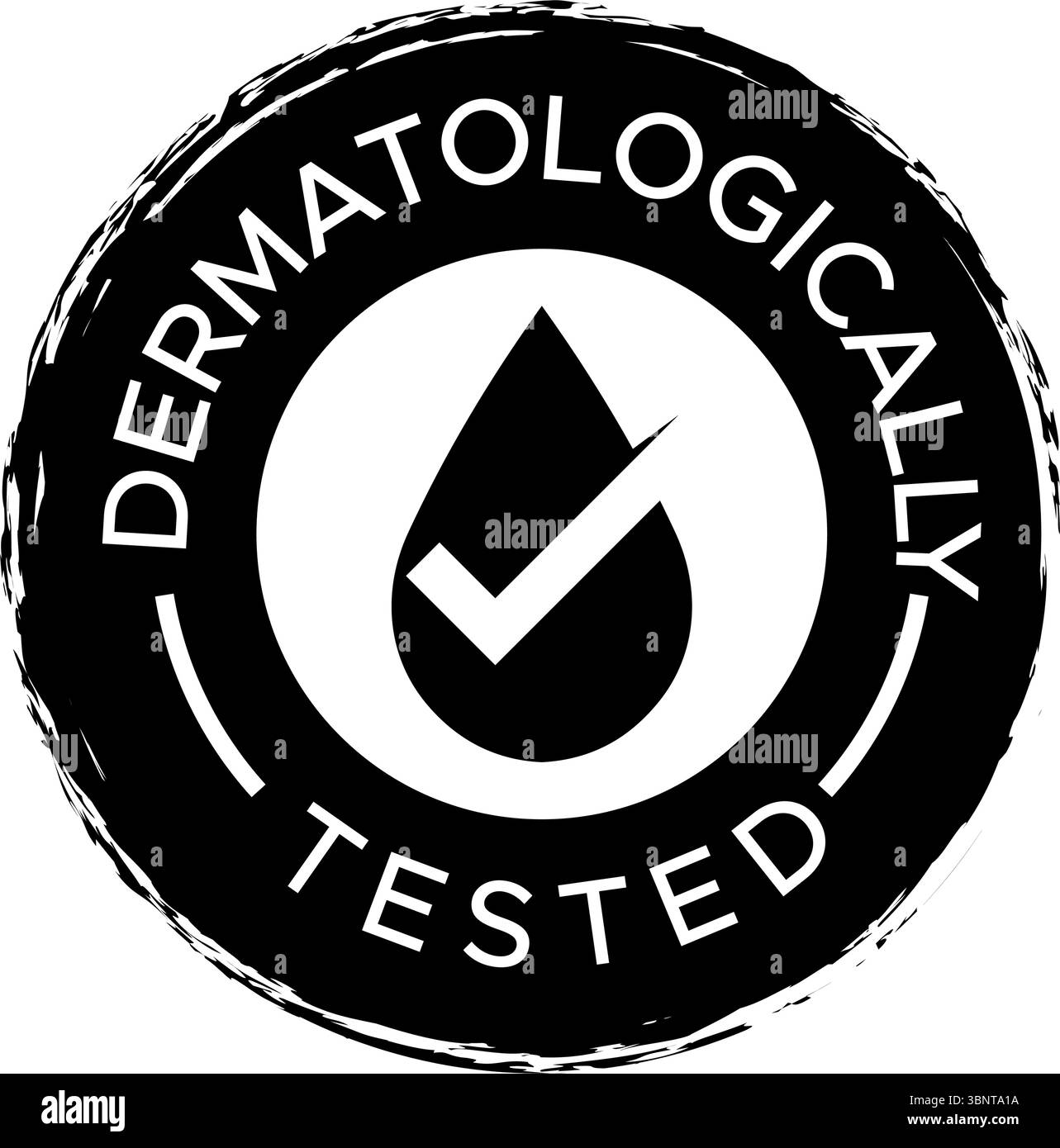 Dermatologically Tested Vector Stamp - Skincare Certification Badge ...