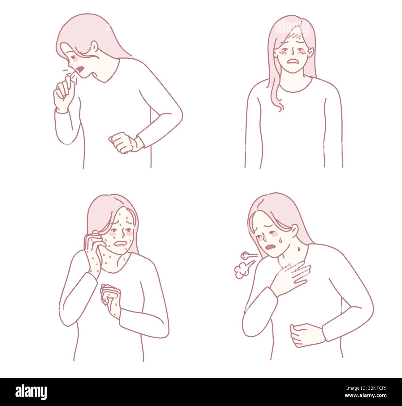 Illustrations depicting a variety of emotional responses that relate to ...