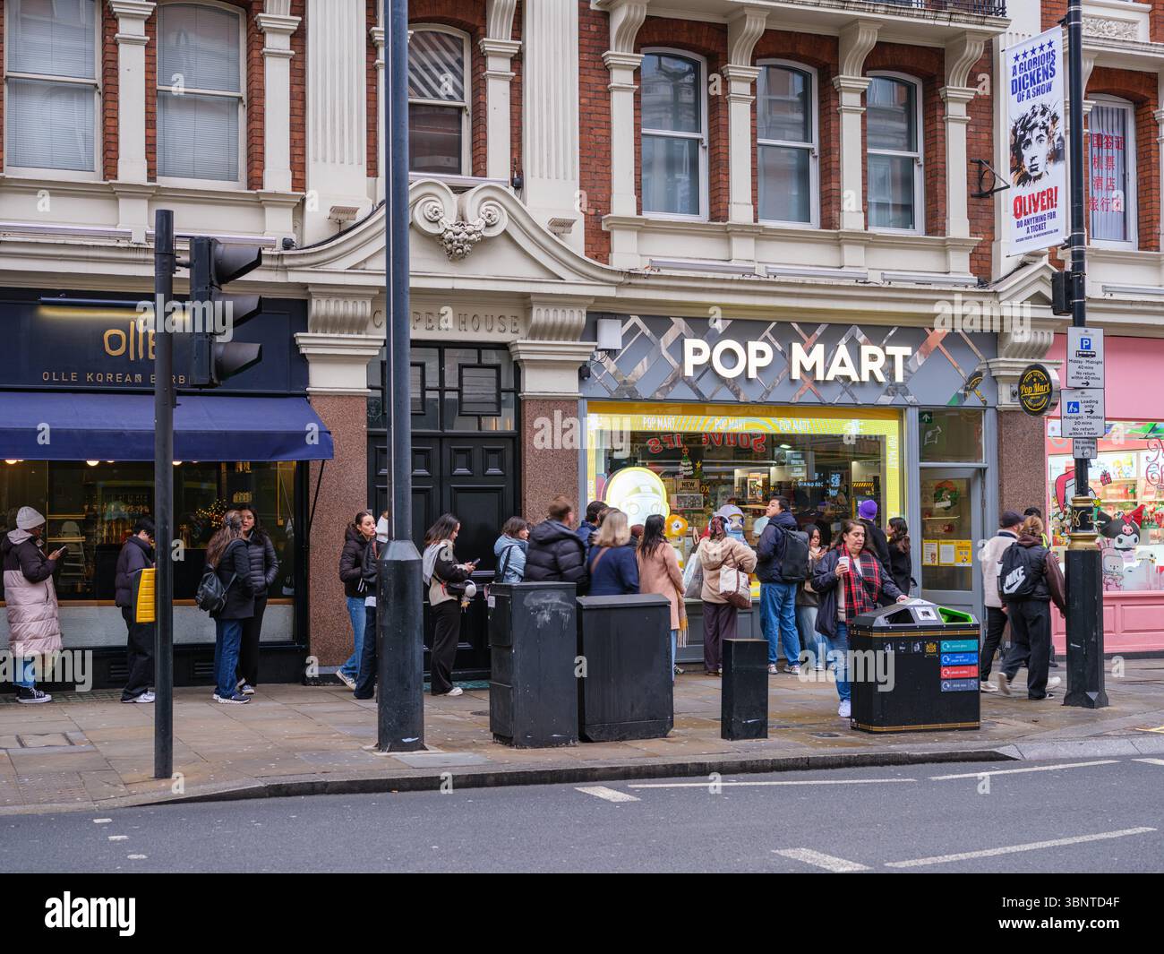 United Kingdom, London, 09 Jul 2025. People queue outside the Pop Mart ...