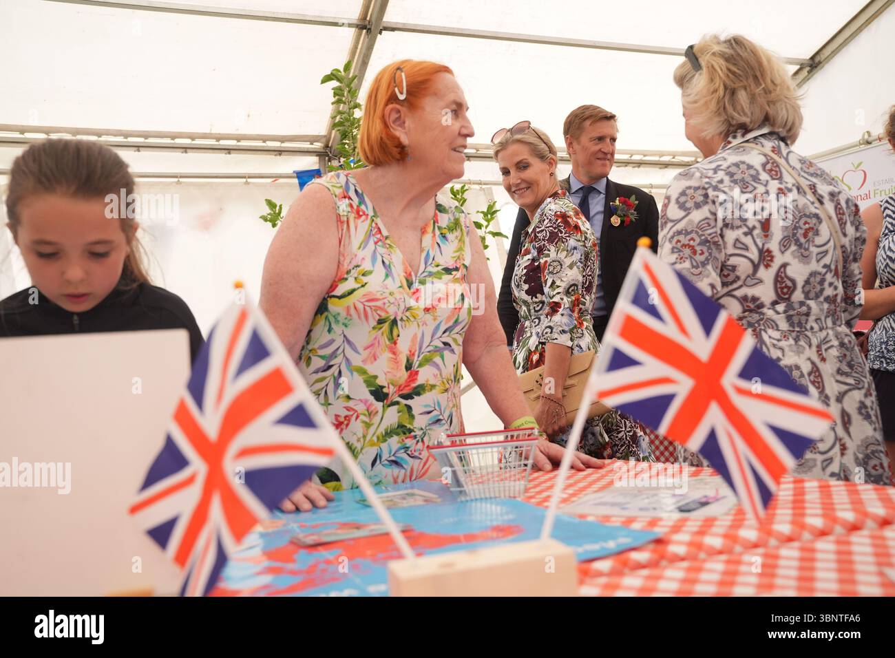 The Duchess of Edinburgh during her visit to the Kent County Show at ...