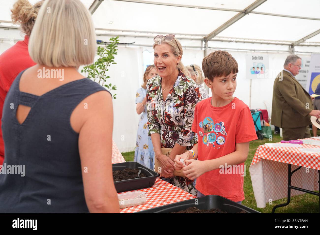 The Duchess of Edinburgh during her visit to the Kent County Show at ...
