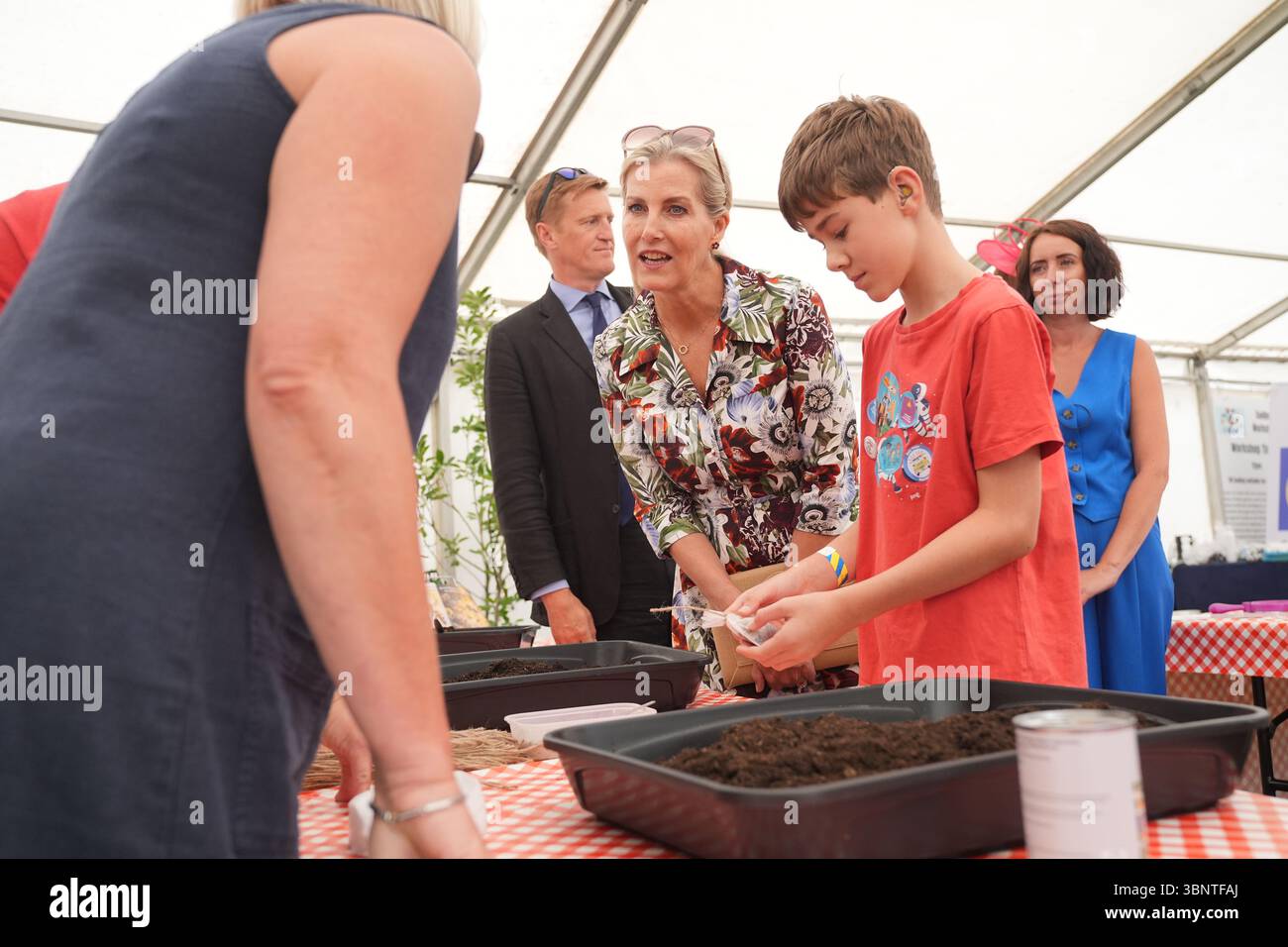 The Duchess of Edinburgh during her visit to the Kent County Show at ...