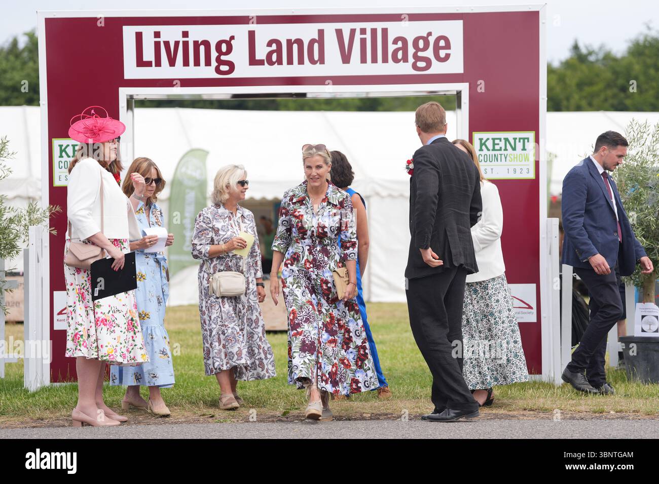 The Duchess of Edinburgh during her visit to the Kent County Show at ...