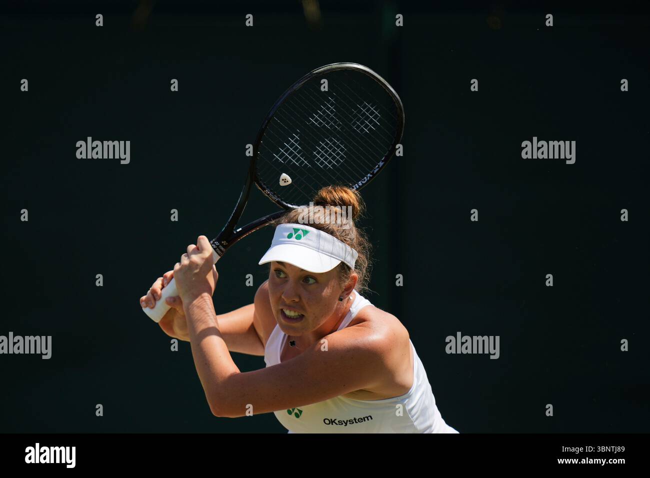 Linda Noskova of Czech Republic plays a return to Kamilla Rakhimova ...