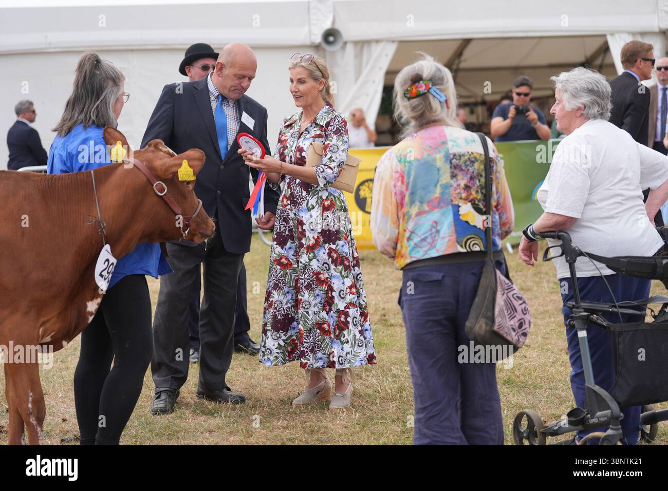 The Duchess of Edinburgh during her visit to the Kent County Show at ...
