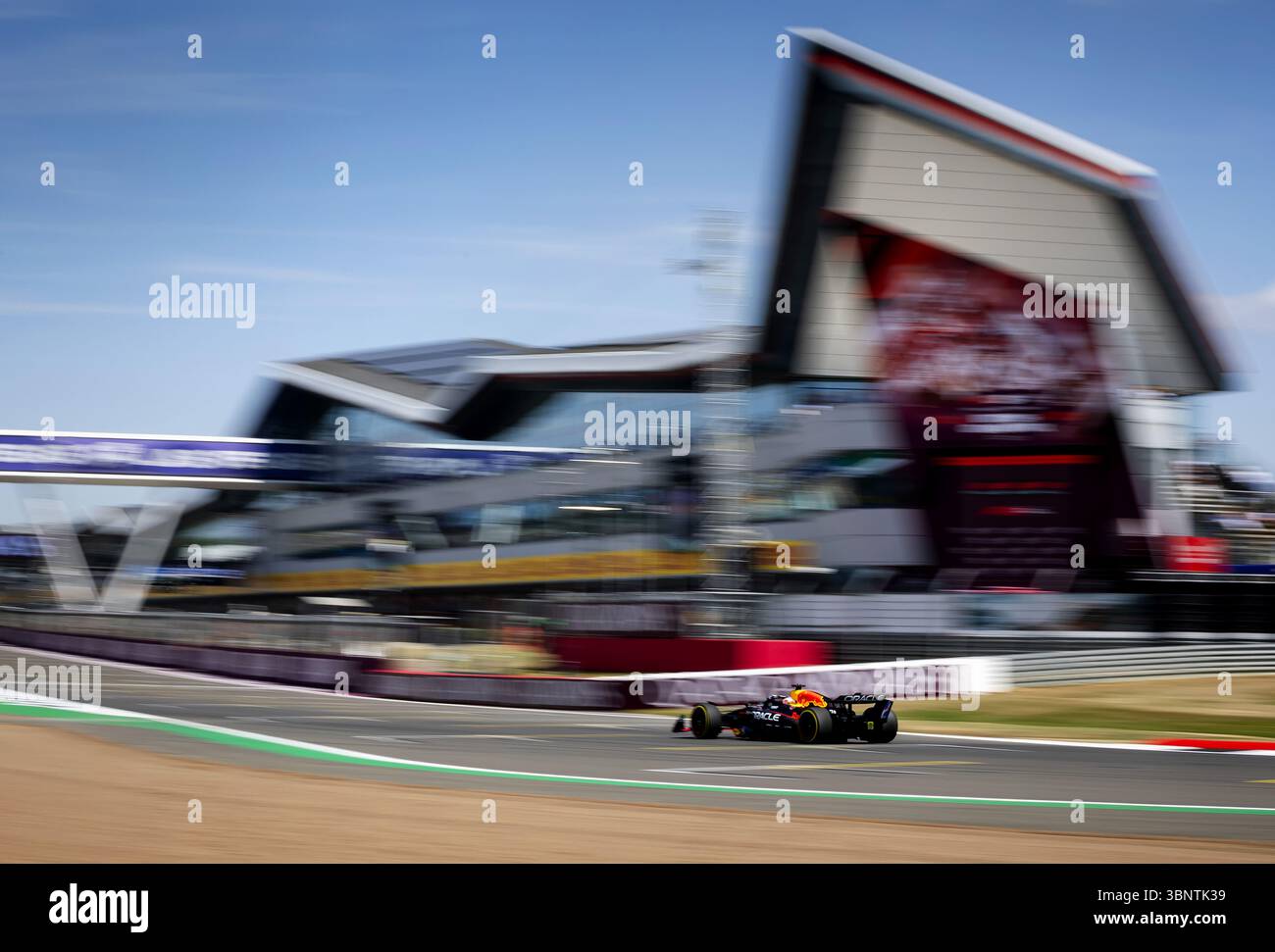 SILVERSTONE - Max Verstappen (Red Bull Racing) during 1st free practice ...