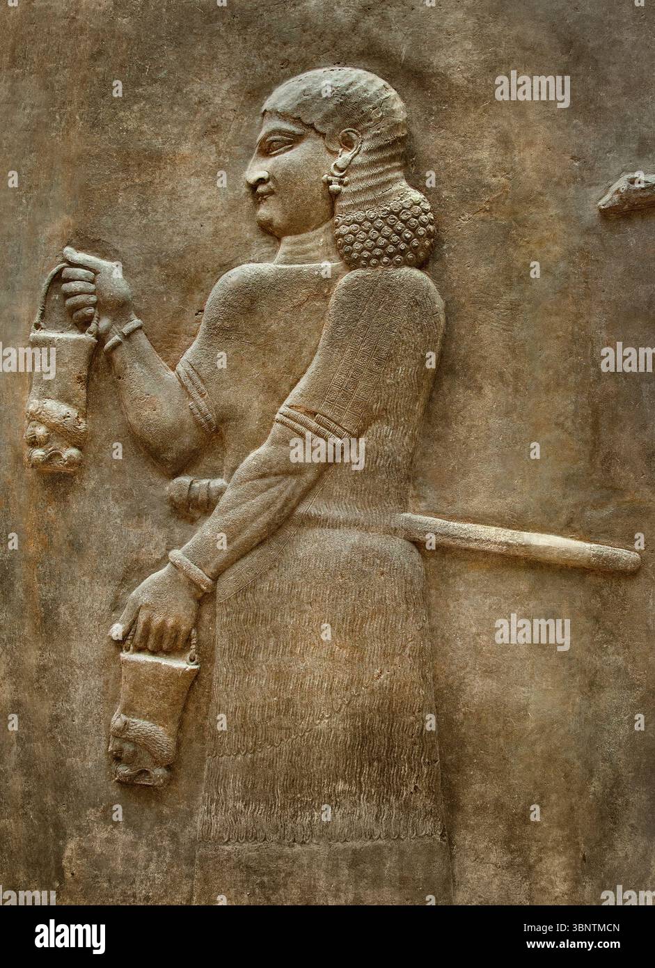Carry the war chariot Neo Assyrian Sargon II 721-705 BC Khorsabad ...