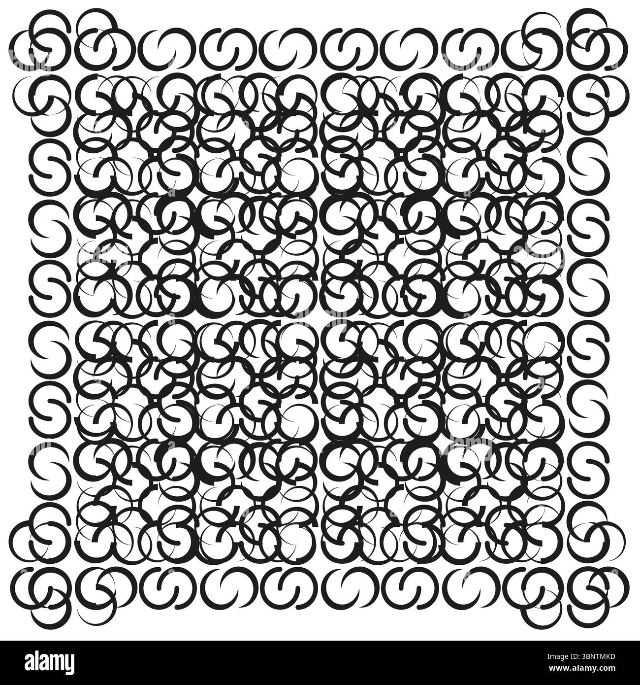 Intricate black swirls Cut Out Stock Images & Pictures - Alamy