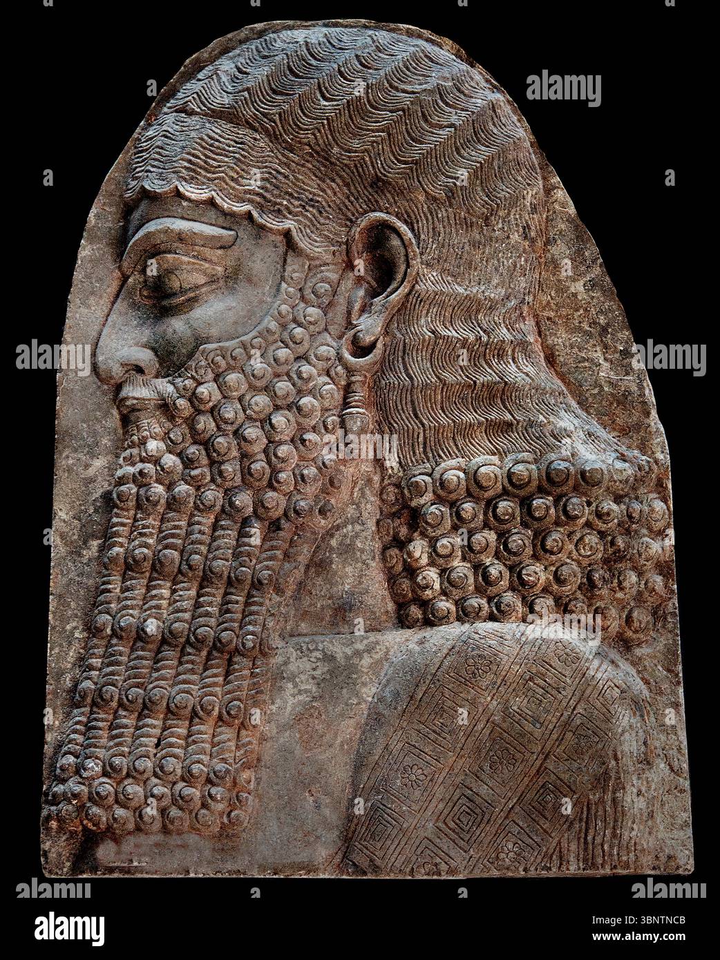 Priest or worship - Neo Assyrian palace of Neo Assyrian palace of ...
