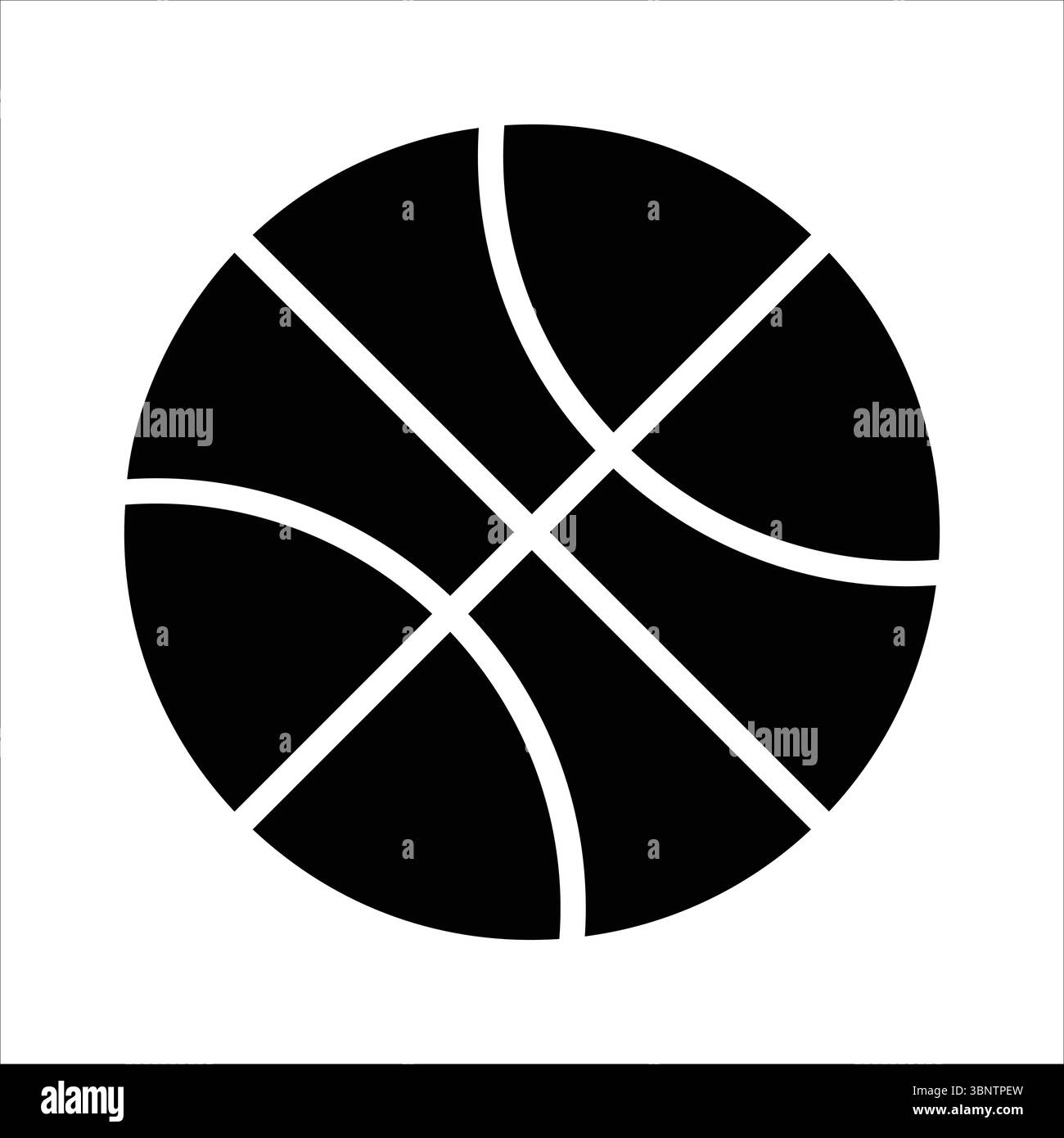 Beautiful icon of basketball editable design, isolated on white ...