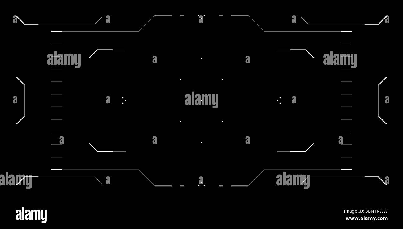 Futuristic HUD interface with cyberpunk elements. Tech overlay features ...
