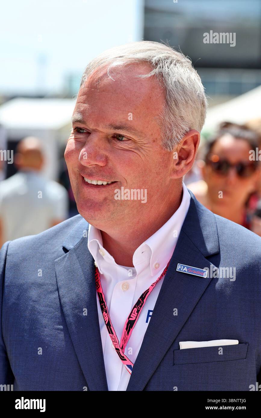 Tim Mayer (USA) FIA Forward. 04.07.2025. Formula 1 World Championship ...
