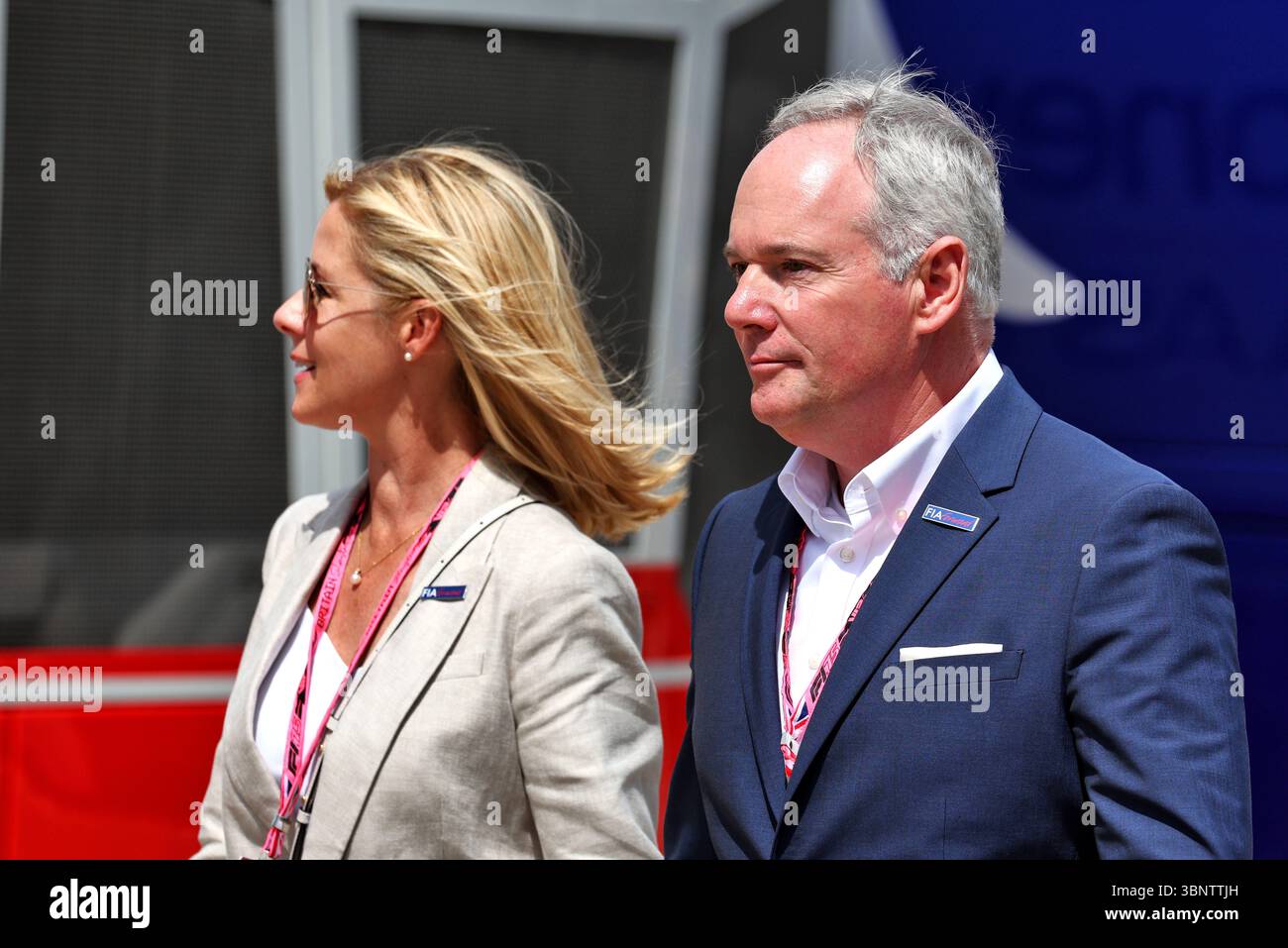 Silverstone, UK. 04th July, 2025. Tim Mayer (USA) FIA Forward with his ...