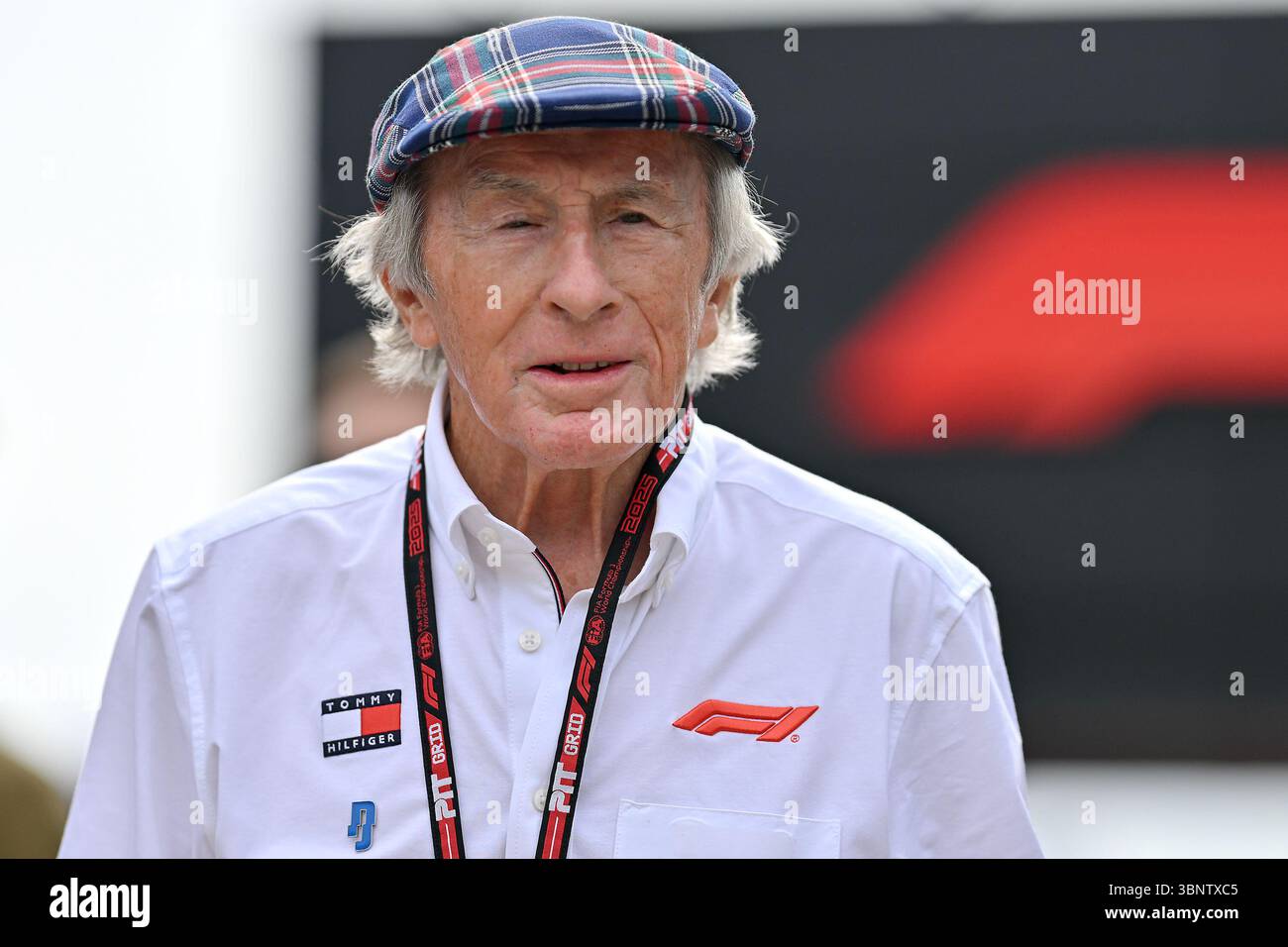 NORTHAMPTON, ENGLAND - JULY 4: Sir Jackie Stewart of Great Britain ...