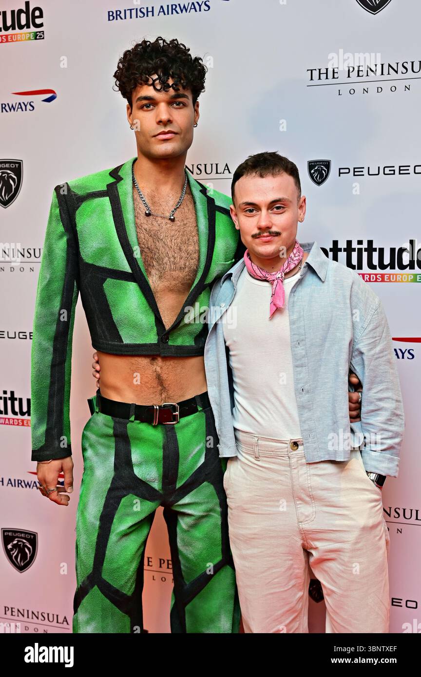 LONDON, UK. 4th July, 2025. Ruben Bo Dower, Lars Fellows at Attitude ...