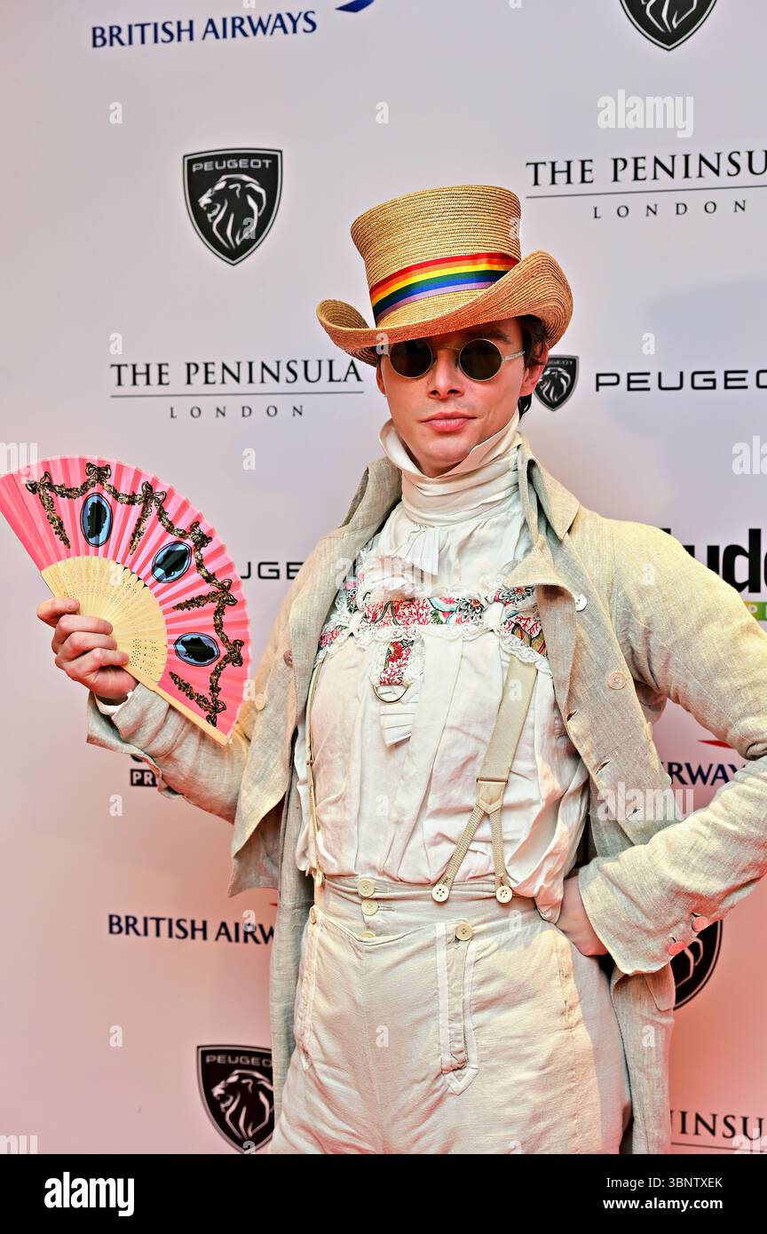 LONDON, UK. 4th July, 2025. Zack Pinsent at Attitude PRIDE Awards ...
